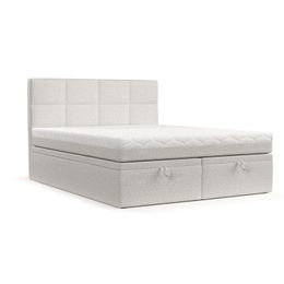 BOXBETT Tessa 180/200 cm Hellbeige im Riva Stoff