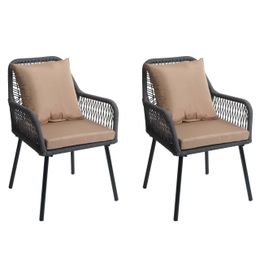 MCW GARTENSTUHL Anthrazit, Taupe