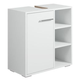 Badplaats WASCHBECKENUNTERSCHRANK Neptunus 1 T&uuml;r Wei&szlig; - 60 x 30 x 60 cm