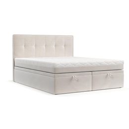 BOXBETT Arivo 200/200 cm Creme im Paros Stoff
