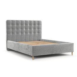 POLSTERBETT Paloma 120/200 cm Hellgrau im Lotta Stoff