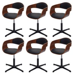 MCW ESSZIMMERSTUHL Schwarz 6er-Set