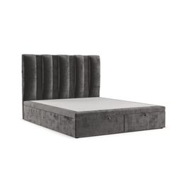 POLSTERBETT Orta mit Stauraum 180/200 cm Stahl im Lotta Stoff