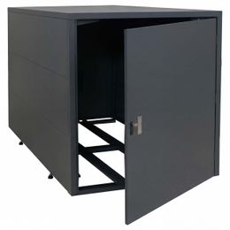 MCW 2ER-FAHRRADGARAGE rechteckig Anthrazit
