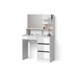 SCHMINKTISCH Imola Wei&szlig; 90 cm mit Spiegel