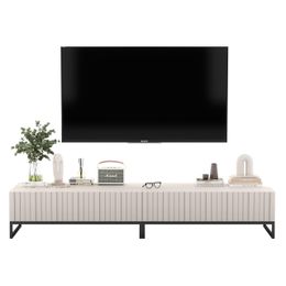 TV-LOWBOARD 2-er Set Elpis Kaschmir Matt Glamour 110 cm