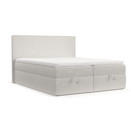 BOXBETT Velma 140/200 cm Hellbeige im Riva Stoff