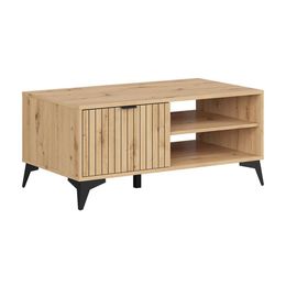 COUCHTISCH Mao Holz in Eichenoptik