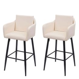 MCW BARHOCKER Cremewei&szlig; 2er-Set