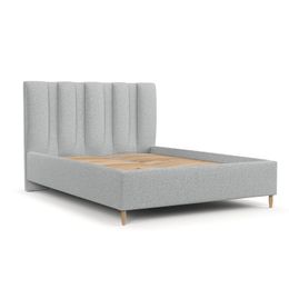 POLSTERBETT Loom 180/200 cm Hellgrau im Riva Stoff