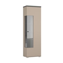 VITRINE Opio Taupe und Anthrazit