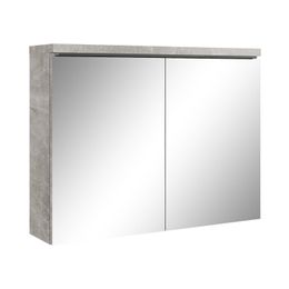 Badplaats SPIEGELSCHRANK Paso Beton Grau - 80 x 20 x 60 cm