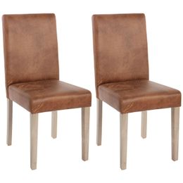 MCW ESSZIMMERSTUHL TEXTIL Braun 2er-Set