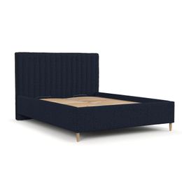 POLSTERBETT Aria 140/200 cm Marineblau im Riva Stoff