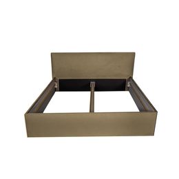 Halmon Schlafkomfort Betten POLSTERBETT bali Toffee 120 x 200 x 40 cm Stauraum Mit hochwertiger Matratze H3 (bis 120 kg) und Lattenrost