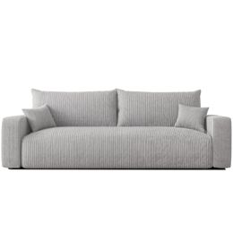 SOFA mit Schlaffunktion, Hellgrau