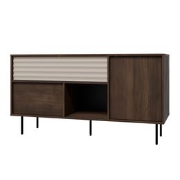 SIDEBOARD Astra Dunkles Holz und Kaschmir