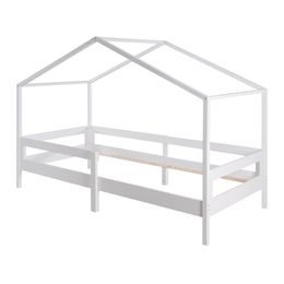 Roba HAUSBETT 90 x 200 cm hoch wei&szlig;