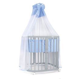 BABYBETT GREY, 7in1 mit Matratze