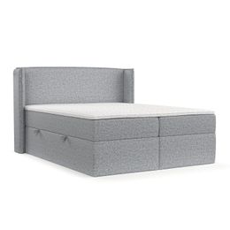 BOXBETT Viva 200/200 cm Grau im Riva Stoff