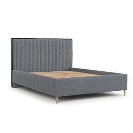 POLSTERBETT Aria 120/200 cm Grau im Neve Stoff