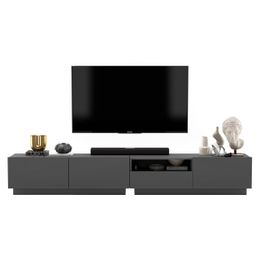 TV-LOWBOARD 2-er Set Enjoy Grau Matt Loft Schublade 120 cm