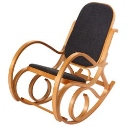MCW SCHAUKELSTUHL Eiche Dekor, Anthrazit