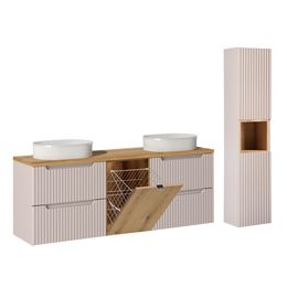 BADM&Ouml;BEL 160.4cm Riva 2er-Set Kaschmir