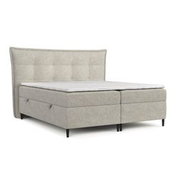 BOXBETT Las Palmas 180/200 cm Beige im Alta Stoff