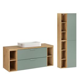 BADM&Ouml;BEL 120.6cm Oria 2er-Set Gr&uuml;n
