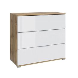 KOMMODE Selma Wei&szlig; und Holz