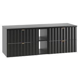 WASCHTISCHUNTERSCHRANK 140.6cm Lexa Schwarz