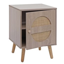 MCW NACHTTISCH rechteckig Braun