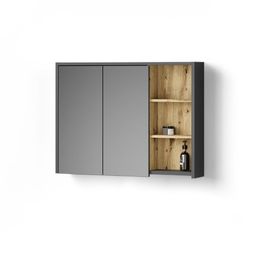 BADSPIEGELSCHRANK Vomano Artisan-Eiche 100 x 75 cm