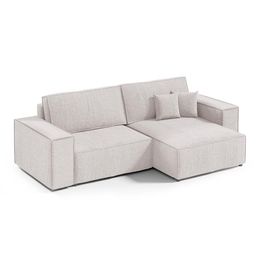 ECKSOFA Isaac 3 Sitzpl&auml;tze Wei&szlig;