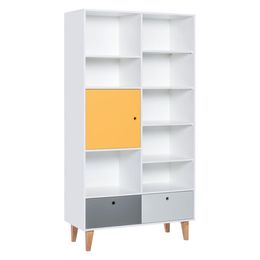 B&Uuml;CHERREGAL Gelb