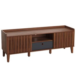MCW TV-RACK Walnuss Dekor