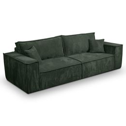 SOFA Isaac 4 Sitzpl&auml;tze Tannengr&uuml;n