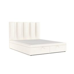 POLSTERBETT Orta mit Stauraum 140/200 cm Creme im Alta Stoff