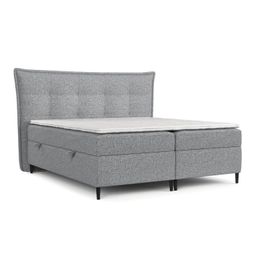 BOXBETT Las Palmas 200/200 cm Grau im Alta Stoff