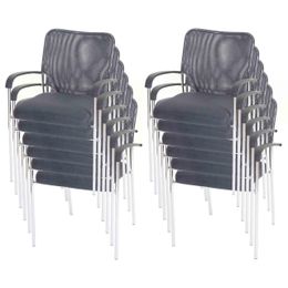 MCW BESUCHERSTUHL 12ER-SET Grau