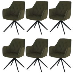 MCW ESSZIMMERSTUHL Gr&uuml;n 6er-Set