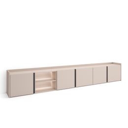 LOWBOARD, Beige, 309/35/50cm, mit Led