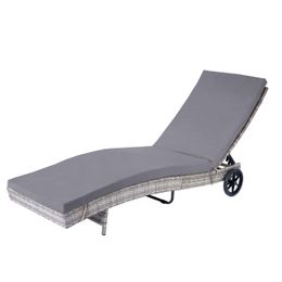 MCW SONNENLIEGE Grau, Grau