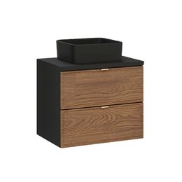 WASCHTISCH 60.2cm Elena Holz und Schwarz