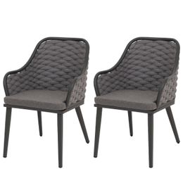 MCW GARTENSTUHL Anthrazit, Grau