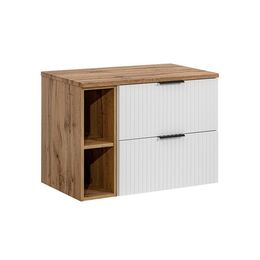WASCHTISCHUNTERSCHRANK 80.6cm Adriel Wei&szlig;