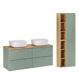 BADM&Ouml;BEL 120.6cm Oria 2er-Set Gr&uuml;n