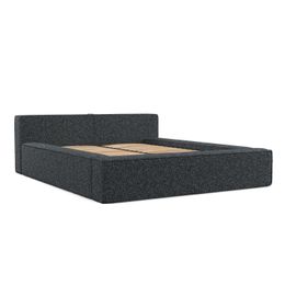 POLSTERBETT Casto mit Stauraum 160/200 cm Grau im Blur Stoff