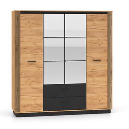 SCHRANK 4 T&uuml;ren Solal Holz